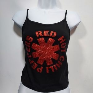 Tops | Red Hot Chili Peppers Crop Top Rhcp Tank Top Rhcp Shirt Red ...